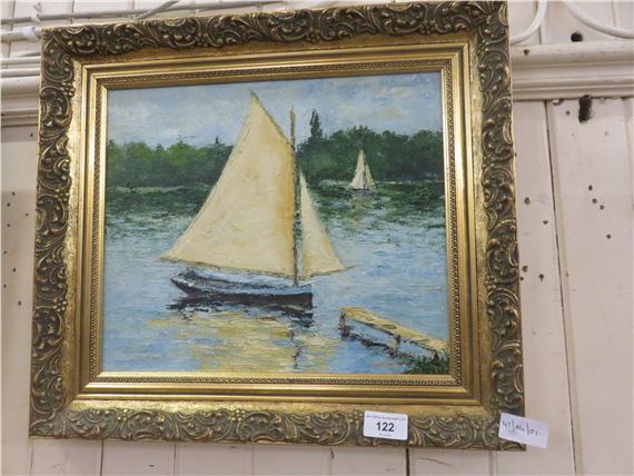 William Foreman | Yachts on Lake | MutualArt