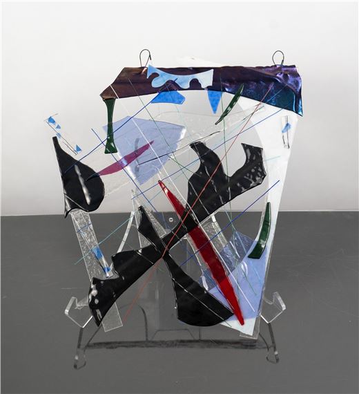 Zayde Sleph | Zayde Sleph Fused Glass Hanging Panel | MutualArt