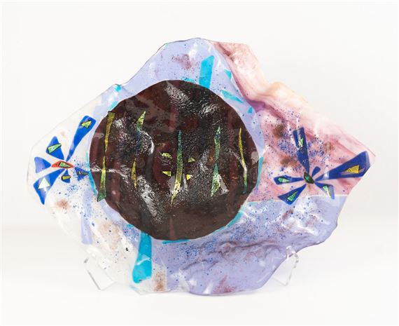 Zayde Sleph | Zayde Sleph Fused Glass Bowl | MutualArt