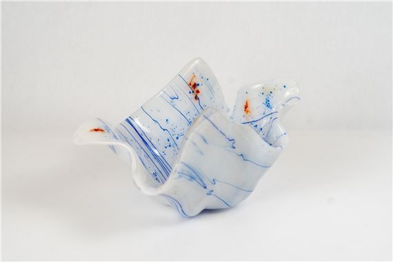 Zayde Sleph | Zayde Sleph Original Fused Glass Bowl | MutualArt