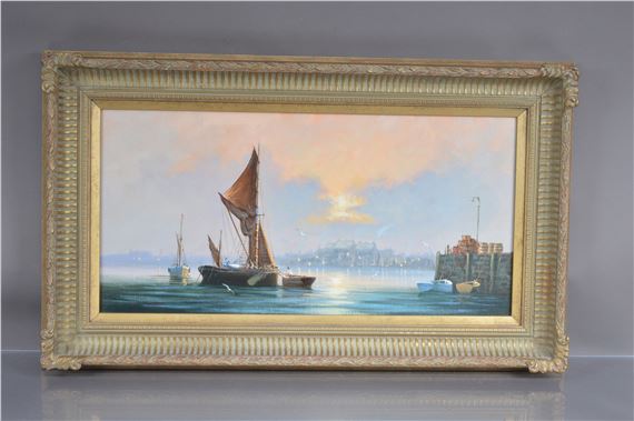 David Short | Evening Harbour | MutualArt