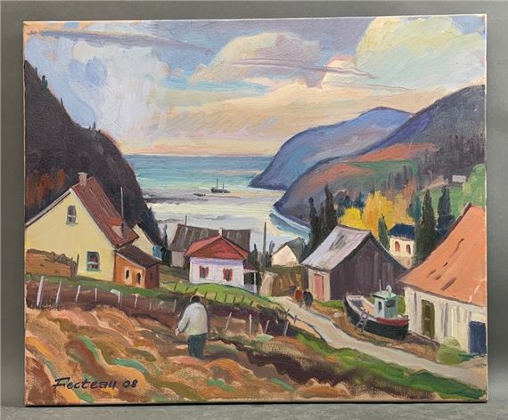 Marcel Fecteau | Marcel Fecteau. Oil on Canvas. Le Saguenay | MutualArt