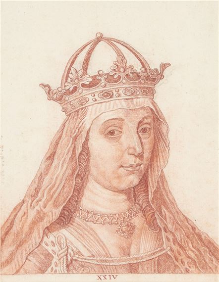 European School, 19th Century | Bust Portrait of a Medieval Queen ...