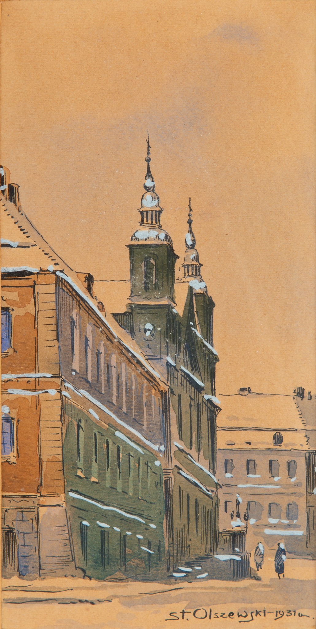Stanisław Olszewski | Para widoków warszawskich (1931) | MutualArt