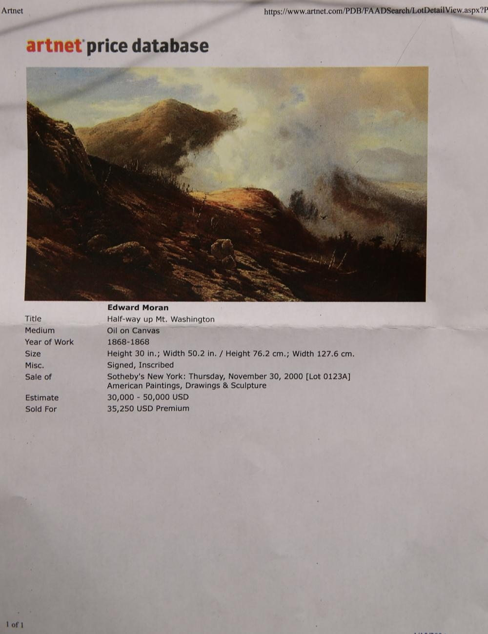 Edward Moran | Edward Moran Oil on Canvas | MutualArt