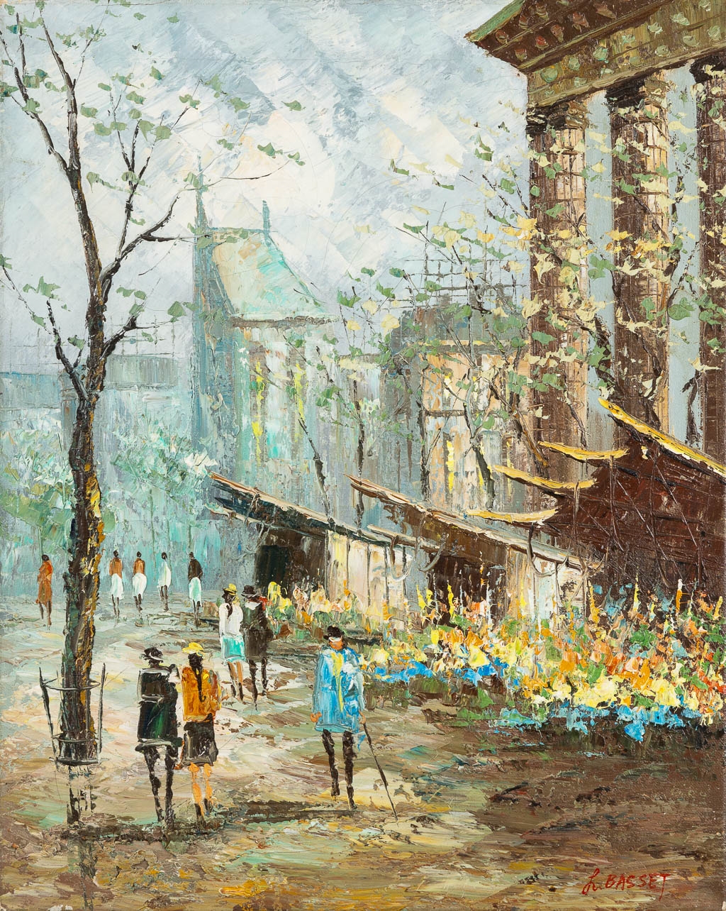 Louis Basset | Oil on canvas | MutualArt