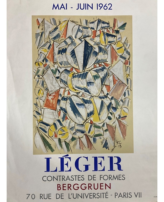 Fernand Léger | Fernand Léger - Contrastes de Formes (1962) | MutualArt