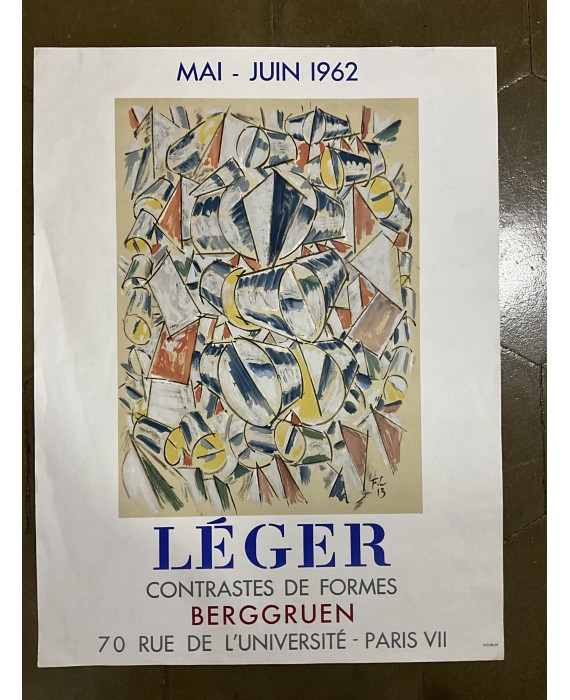 Fernand Léger | Fernand Léger - Contrastes de Formes (1962) | MutualArt