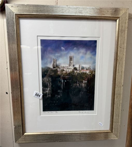 Barry Gray | An After The Rain 53 / 200 print of Lincoln Cathedral by ...