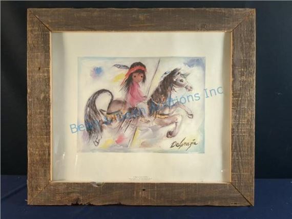 Ted DeGrazia | DeGrazia A Merry Little Indian | MutualArt