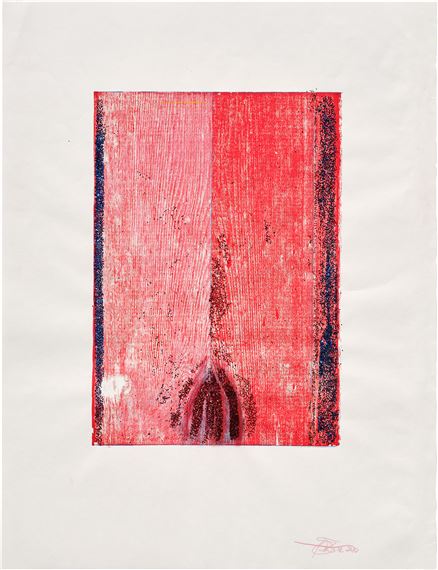 Pat Steir | Drawing Wood for the Drawing Center (2010) | MutualArt