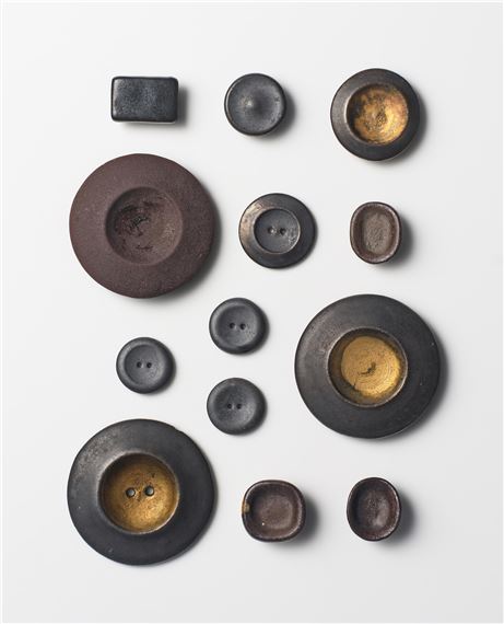 Lucie Rie | Thirteen buttons, circa 1945-50 (1945 - 1950) | MutualArt