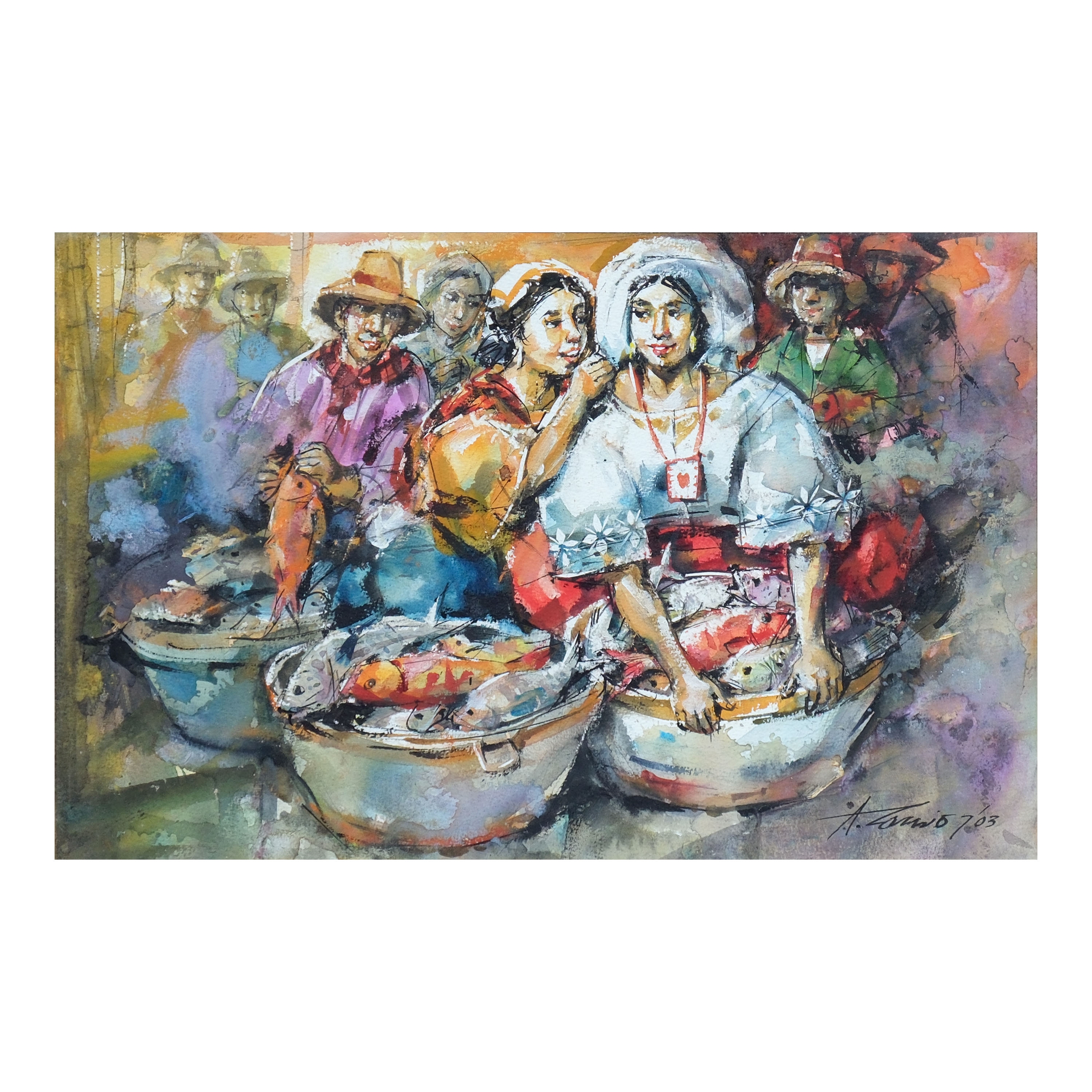 Angel Cacnio | Tindera Ng Mga Isda (2003) | MutualArt