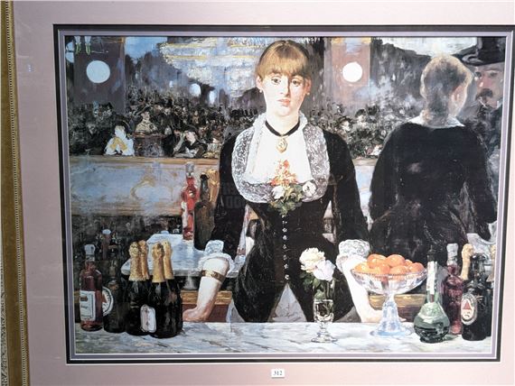 Édouard Manet | The Bar at the Folie Bergere | MutualArt