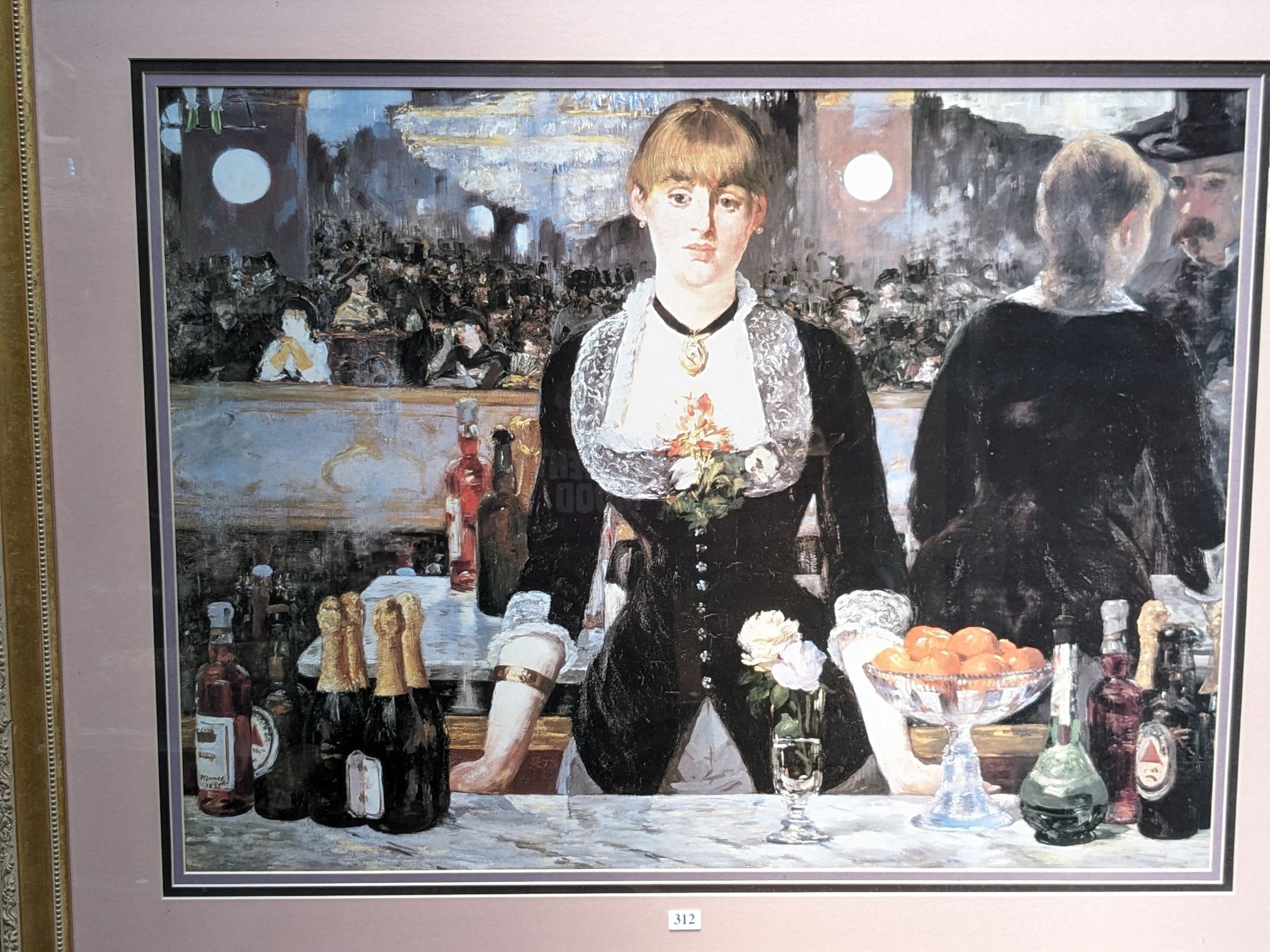 Édouard Manet | The Bar at the Folie Bergere | MutualArt