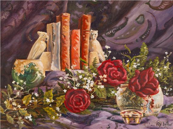 Ray Butler | Old Books and Roses 1993 (1993) | MutualArt