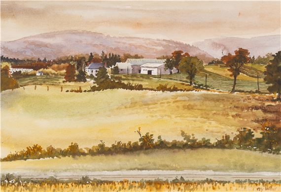 Ray Butler | Untitled - Farm Scene | MutualArt