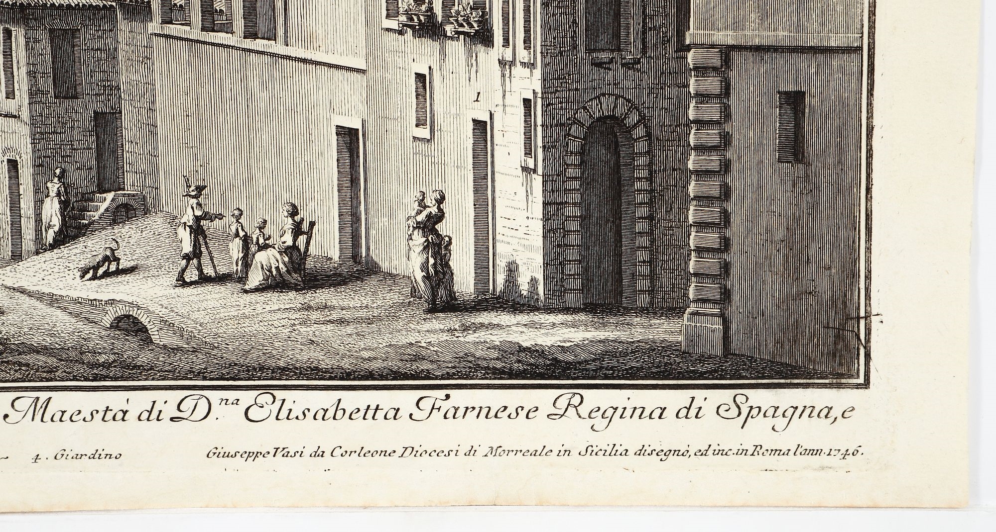 Giuseppe Vasi | Prospetto Principale del celebre Palazzo di Caprarola ...