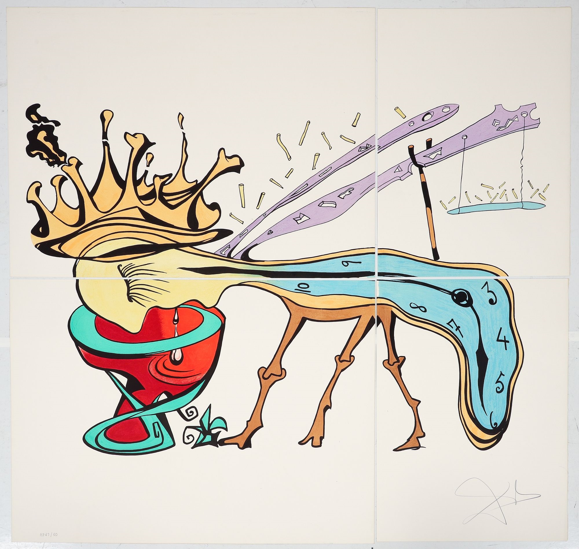 Salvador Dalí | La Chouette bleue (1968) | MutualArt