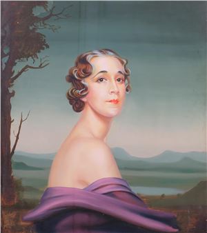 William Acton | Portrait of Georgia Sitwell | MutualArt