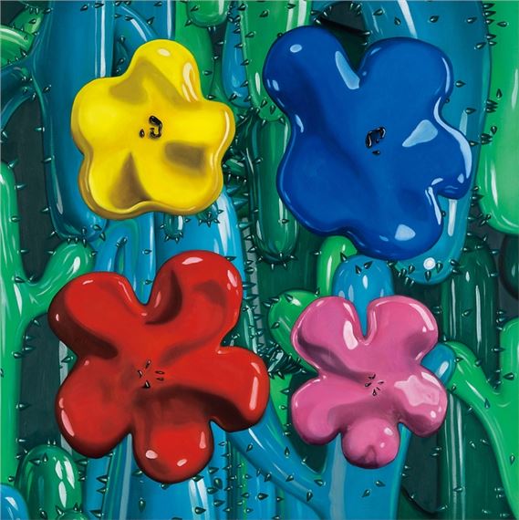 Philip Colbert | Flower Study from The Lobster Land Museum (Yellow ...