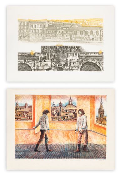 Robert Carroll | Lotto unico composto da 2 opere grafiche (1980 ...