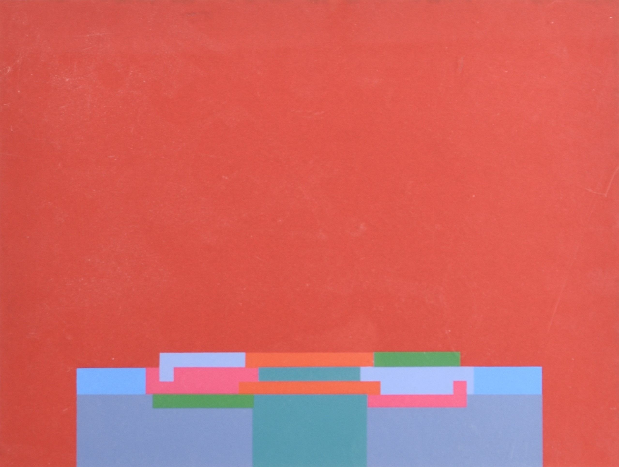 Robyn Denny | Robyn Denny (British 1930-2014) Glass 2 (From There (1971 ...