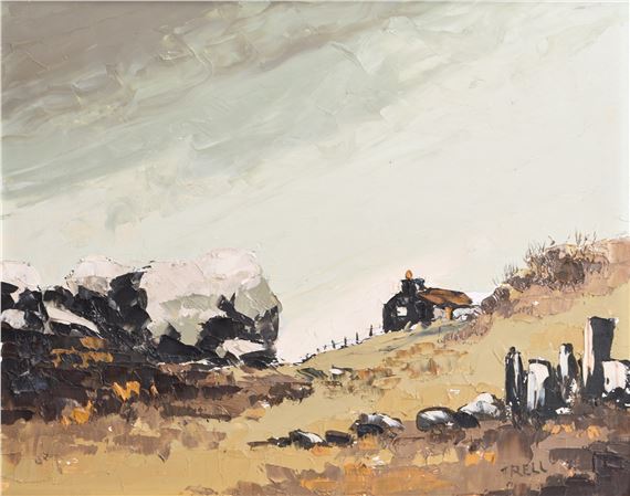 A Trell | A Pair of North Wales Landscapes | MutualArt