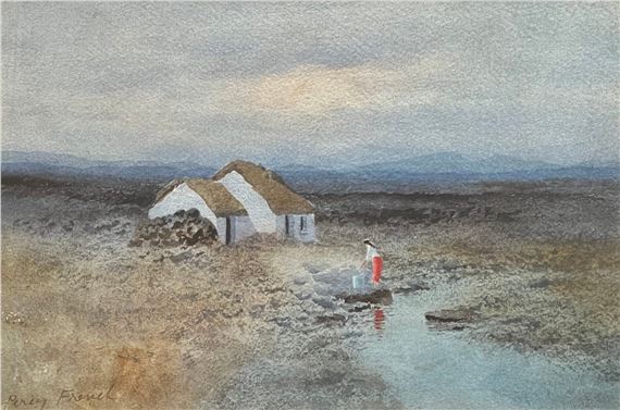 William Percy French | landscape (1854) | MutualArt