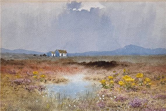 William Percy French | landscape . Un (1854) | MutualArt