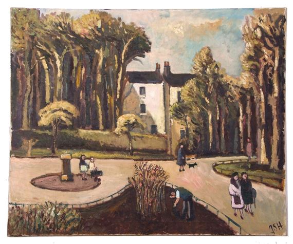 John Ash | Countryside street scene | MutualArt