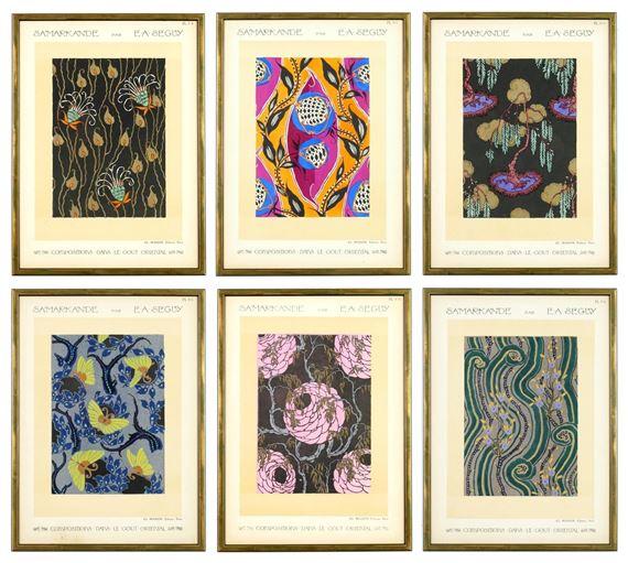 Émile-Allain Séguy | a set of six pochoir (Circa 1914) | MutualArt