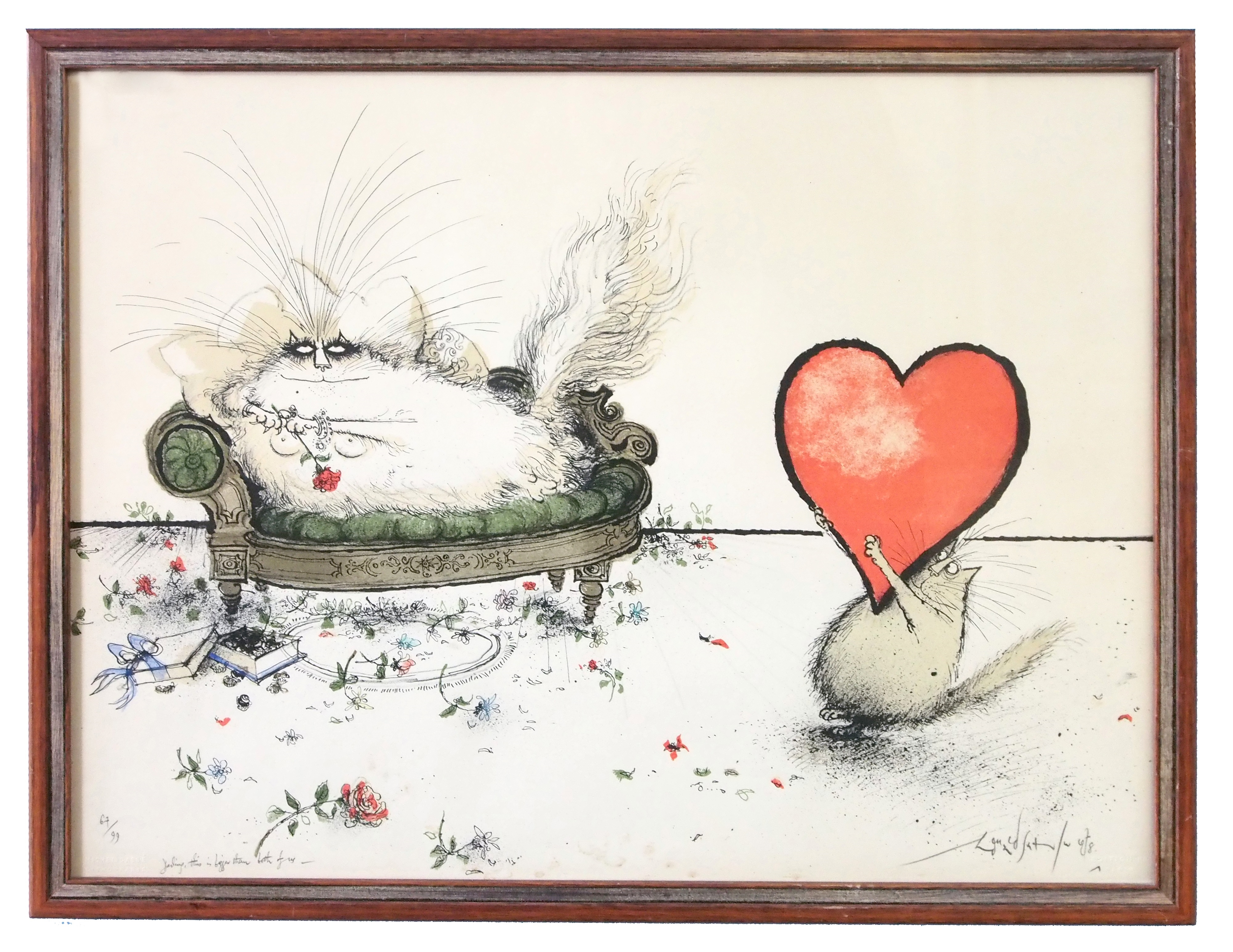 Ronald Searle | 'Darling | MutualArt