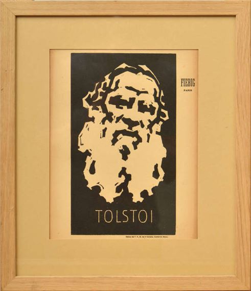 Frédèric Fiebig | Portrait of Tolstoy (20th Century) | MutualArt