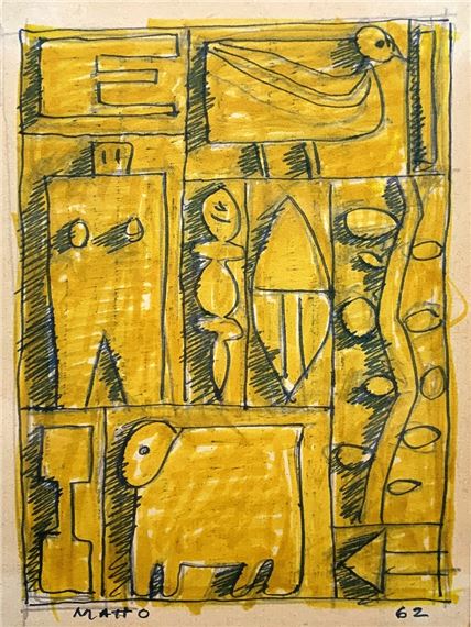 Francisco Matto | Constructivo en amarillo (1962) | MutualArt