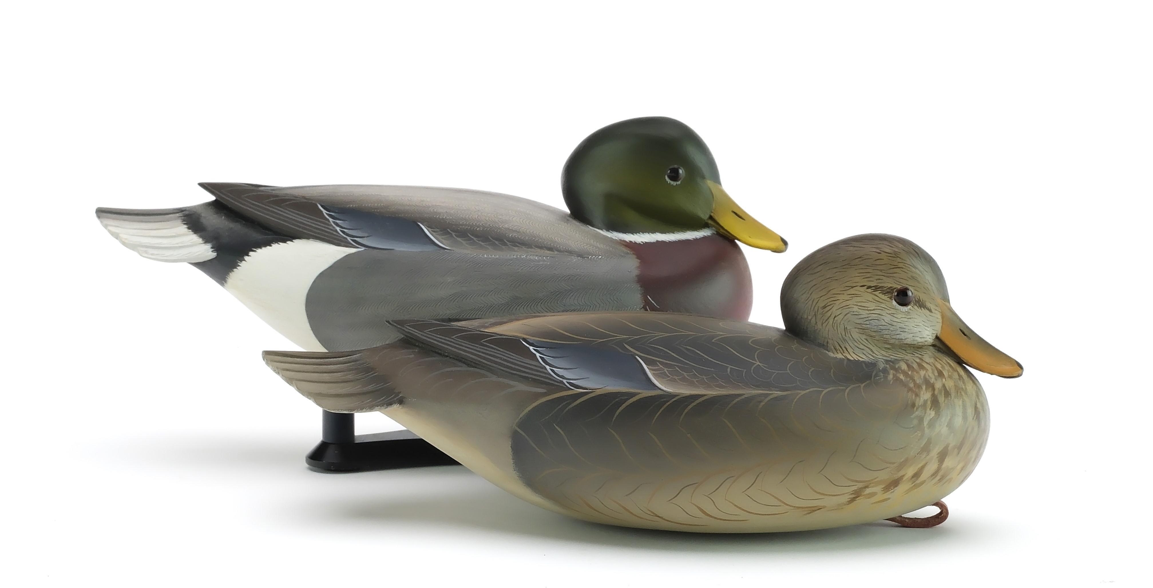 George Strunk | Miniature pair of mallards | MutualArt