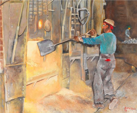 Fritz Keck | Building the Back Wall (2016) | MutualArt