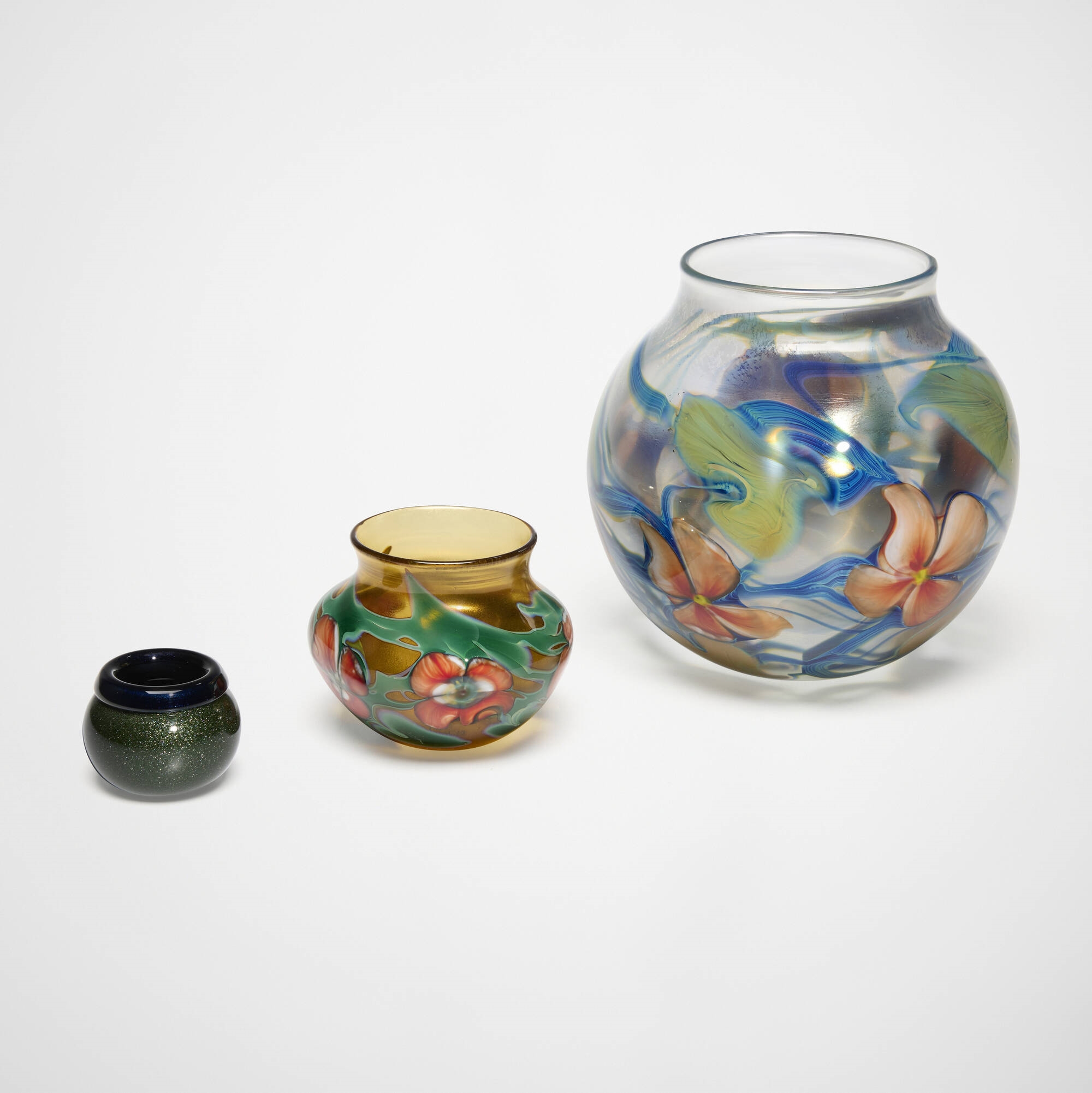Charles Lotton | Collection of three vases (1979) | MutualArt