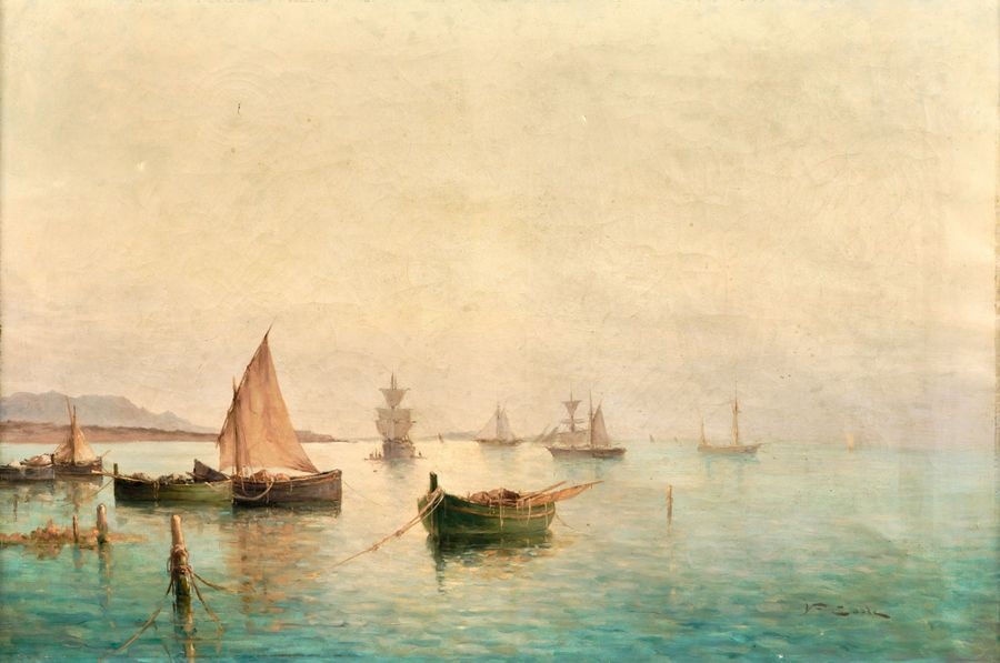 Vincent Coste | LIGHT EFFECT ON FISHING BOATS | MutualArt