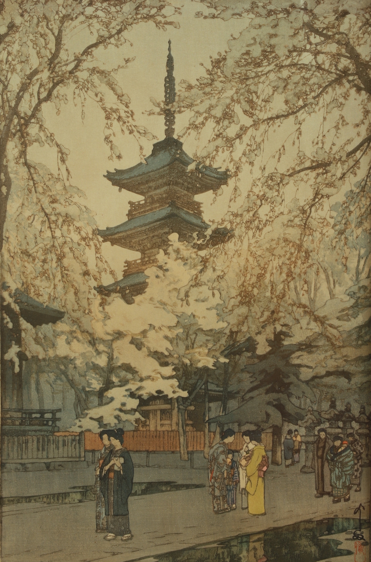 Hiroshi Yoshida | A Glimpse of Veno Park | MutualArt