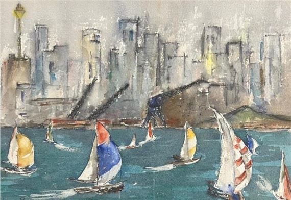Eleanor Pugh | Sailing In the Harbour | MutualArt