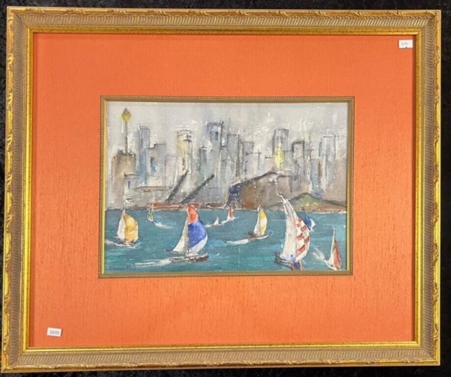 Eleanor Pugh | Sailing In the Harbour | MutualArt