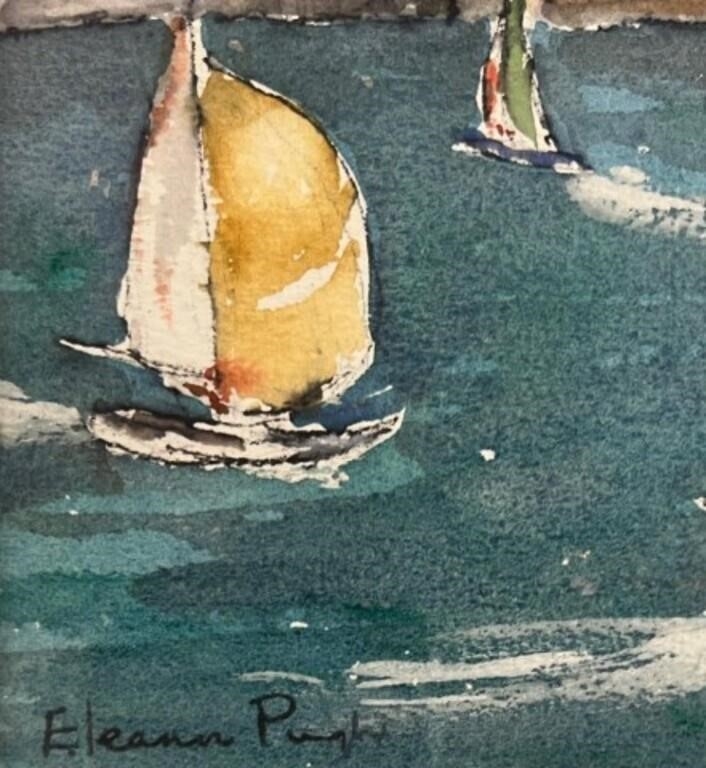 Eleanor Pugh | Sailing In the Harbour | MutualArt