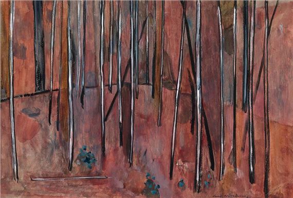 Fred Williams | SAPLINGS (Circa 1963) | MutualArt