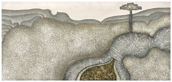 Tullio Pericoli | TULLIO PERICOLI Sinclinale 1972 (1972) | MutualArt