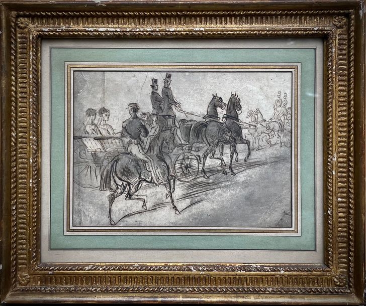 Constantin Guys | Pen and brown ink | MutualArt