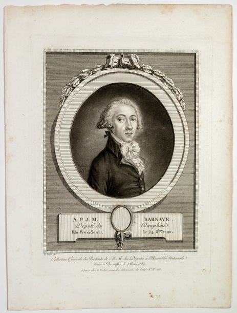 Antoine Pierre | Antoine Pierre Joseph Marie BARNAVE, Dauphiné Deputy ...