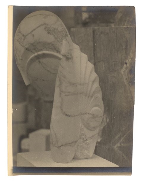 Constantin Brancusi | Miss Pogany II seen in pro - Lot (Circa 1919 ...