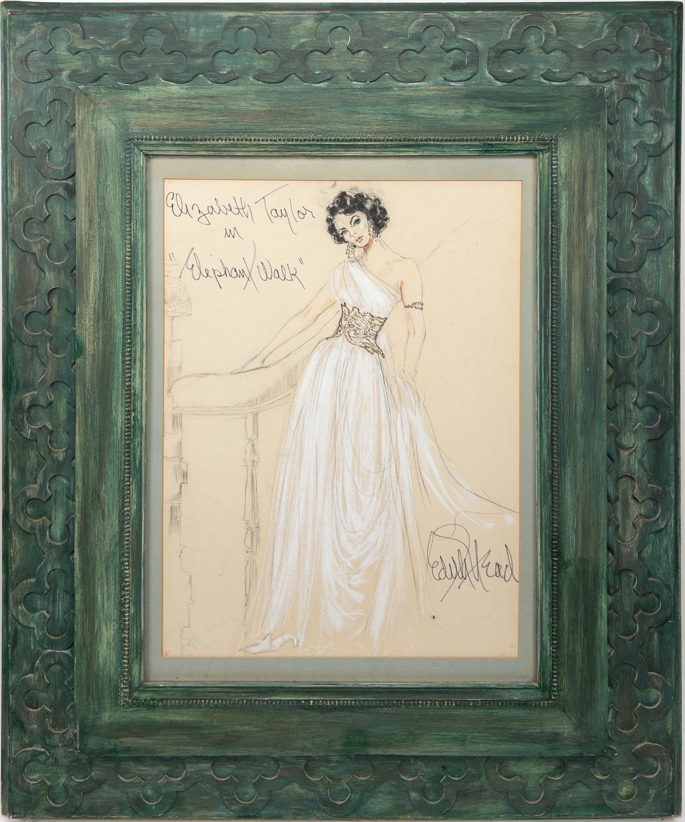 Edith Head | Elizabeth Taylor in Elephant Walk (1954) | MutualArt