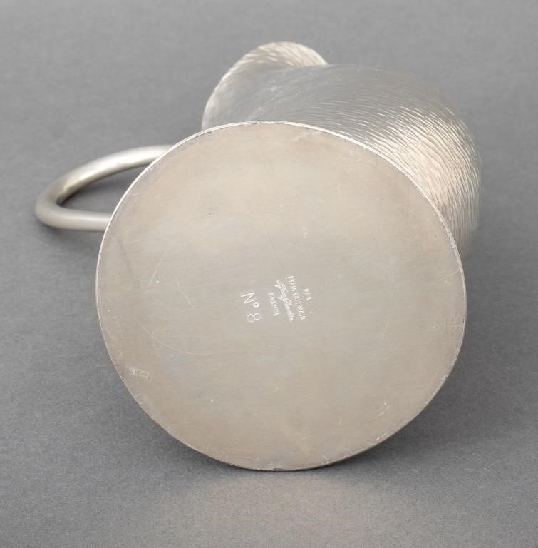Jean Goardere | Jean Goardere Modernist Handmade Pewter Pitcher | MutualArt
